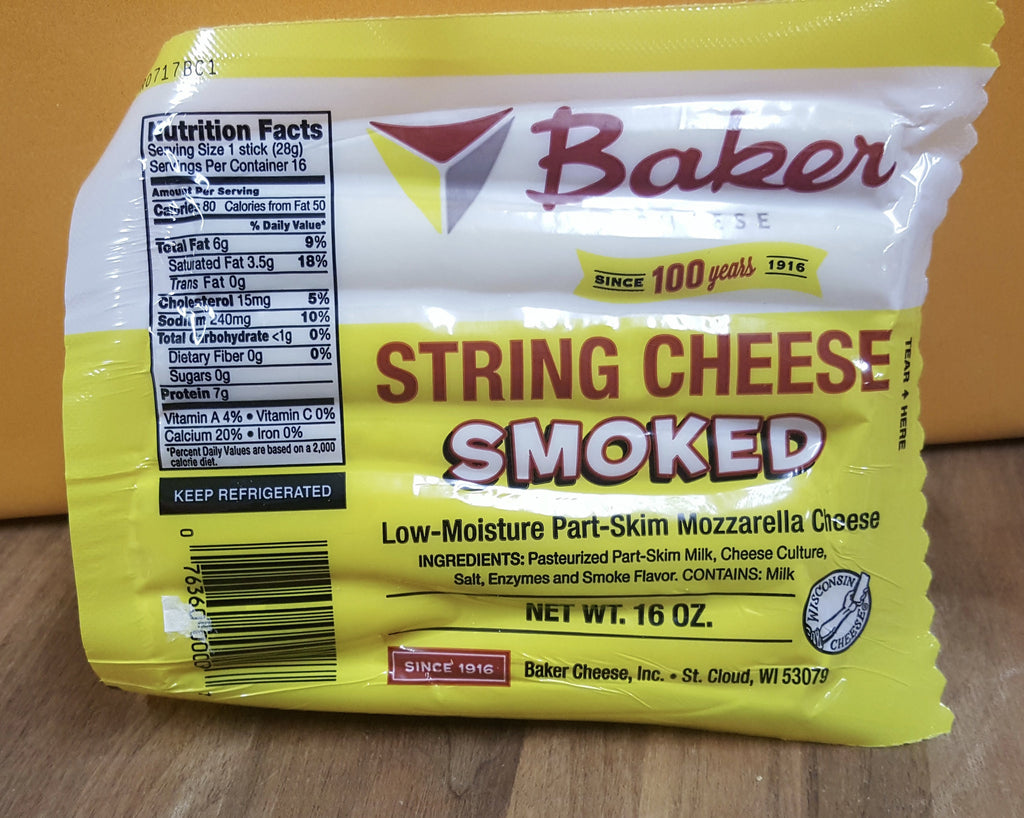 String Cheese (Plain and Smoked) 16oz – Maple Leaf Cheese Store