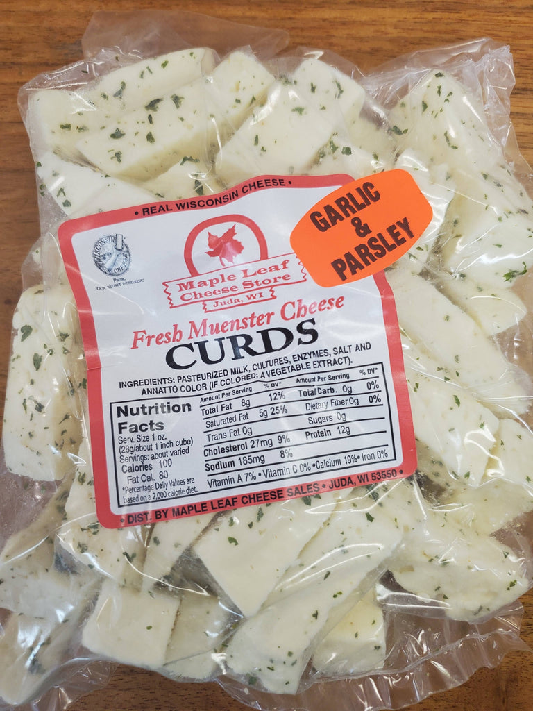 Cheese Curds, plain and flavored 16oz – Maple Leaf Cheese Store