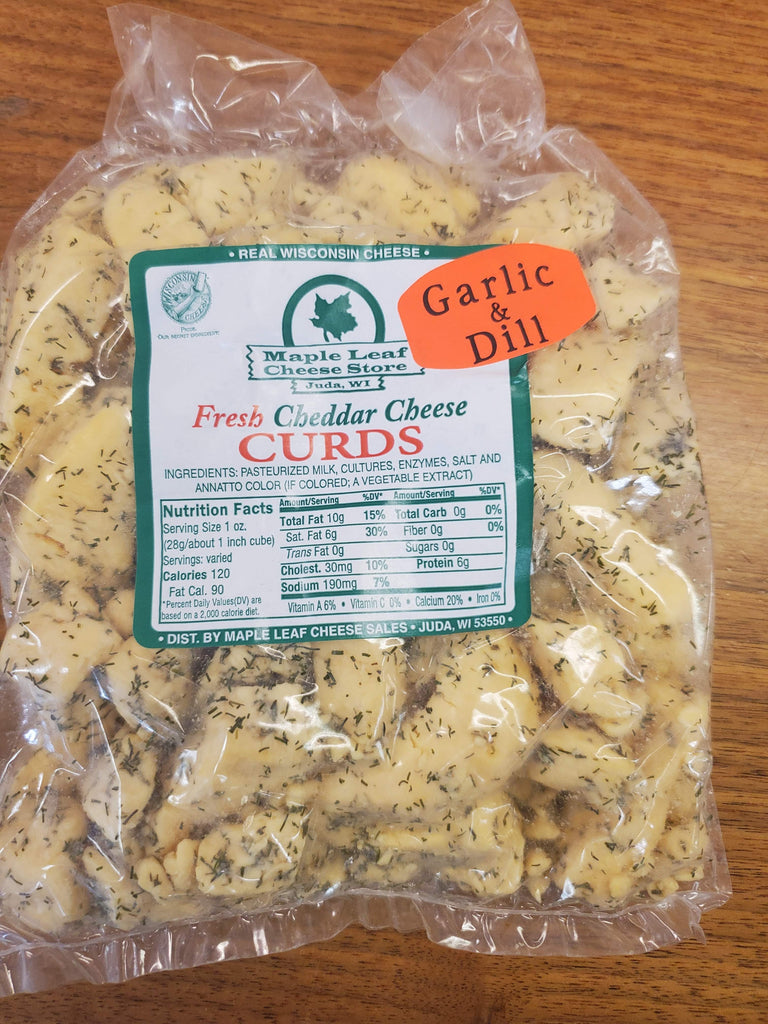 Cheese Curds, plain and flavored 16oz – Maple Leaf Cheese Store